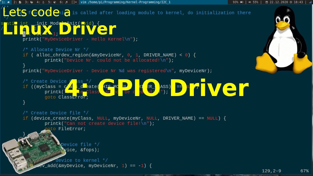 Let's code a Linux Driver - 4: GPIO driver