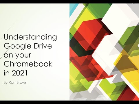 Understanding Google Drive on your Chromebook in 2021