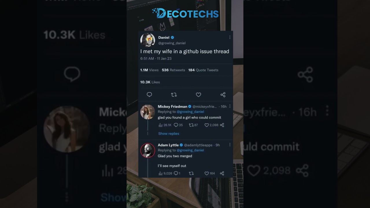 A Unique GitHub Love Story – Commit for Life! ❤️