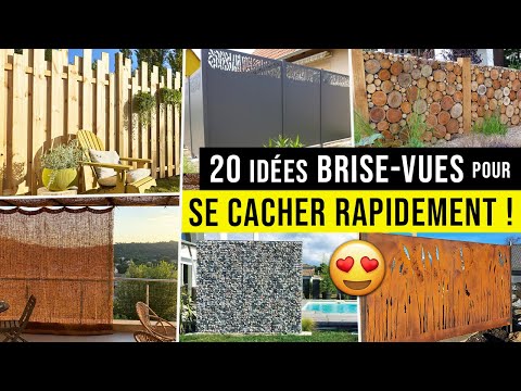 20 Idées de BRISE-VUE pour se CACHER d’un Vis à Vis !
