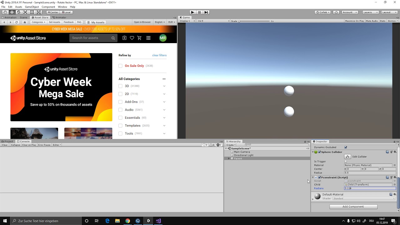XYZ Rotation Matrix - Questions & Answers - Unity Discussions