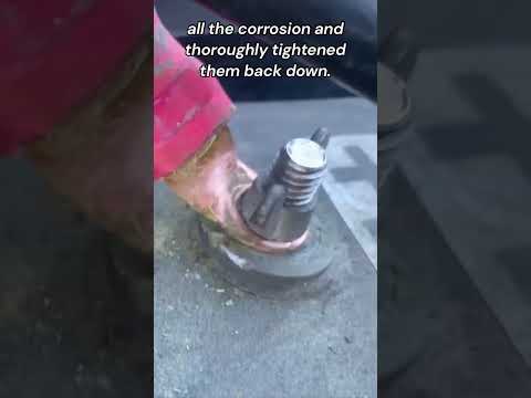 Onan 4000 Generator not cranking due to bad battery cable connection #shorts #rv