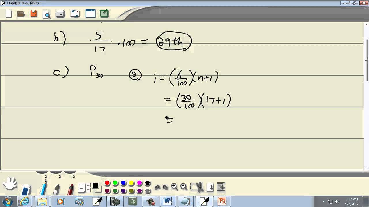 Elementary Statistics - Chapter 3 Test - Problem 6