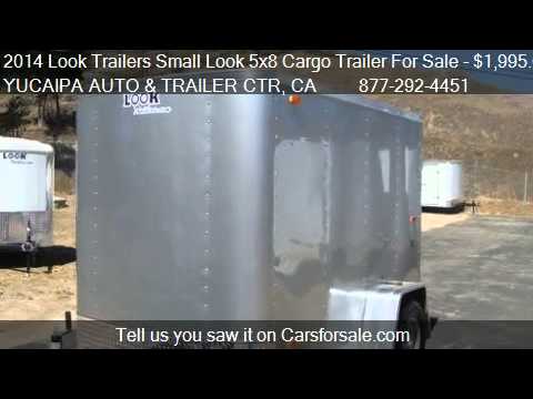 2014 Look Trailers Small Look 5x8 Cargo Trailer For Sale fo