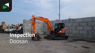 Doosan DX85 R-3 A/C - 3 BUCKETS mini excavator for sale from the ...