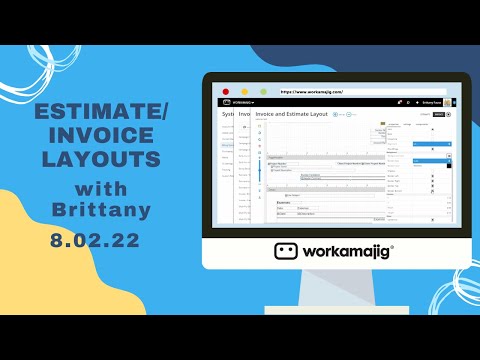 Estimate/Invoice Layouts