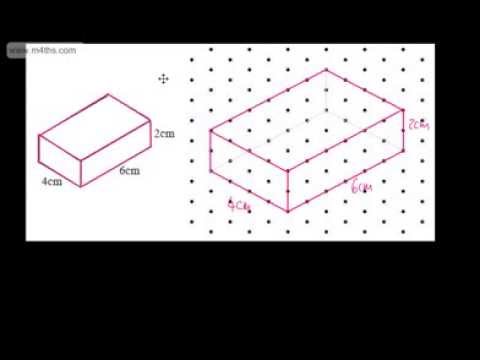 GCSE Maths - Drawing 3D Shapes Using Isometric Paper - Foundation and Higher