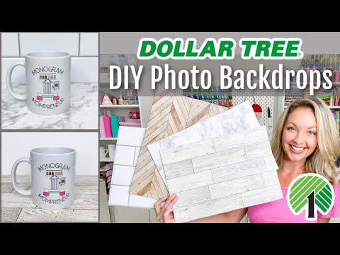 TAKE BETTER PICTURES OF YOUR PRODUCTS by making your own photo backdrops for CHEAP! Dollar Tree DIY
