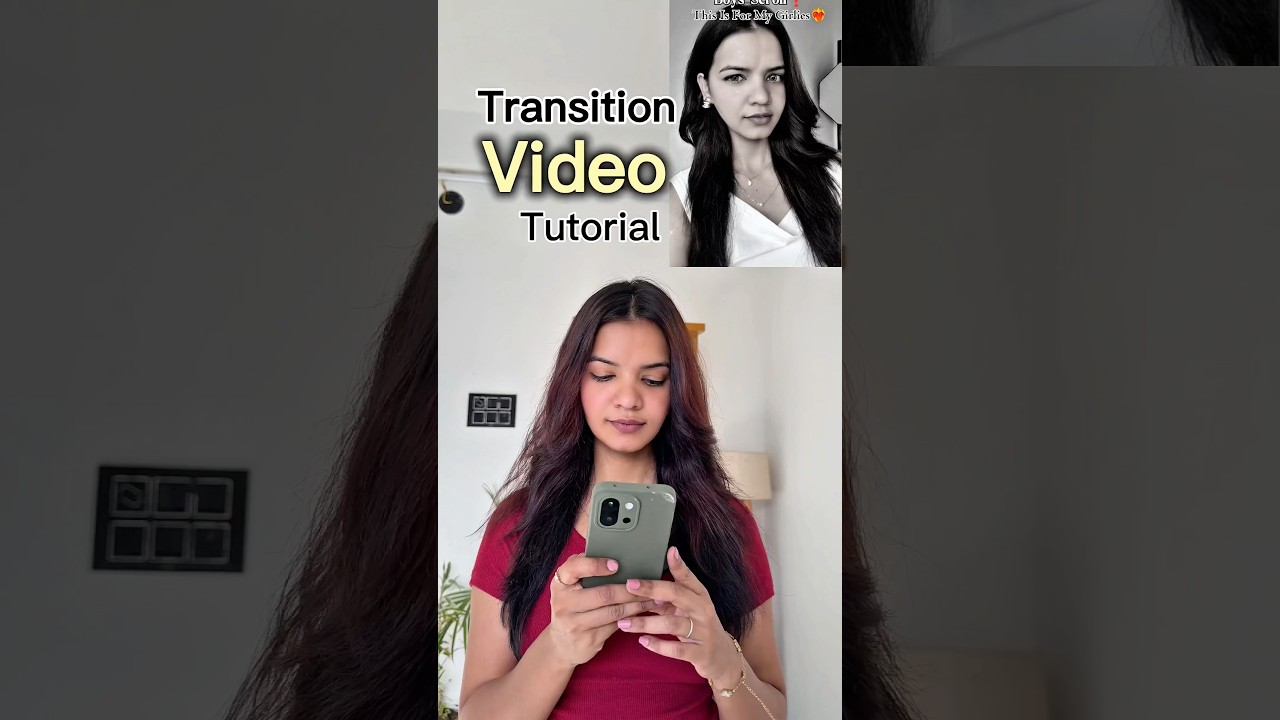 Viral Transition video tutorial🔥Try before it gets old👀 #transition #template #vn #fyp #ektasingh