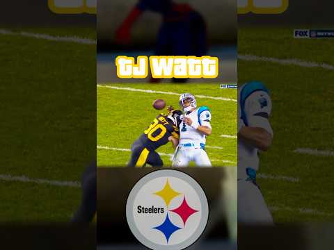 When TJ Watt DESTROYED Cam Newton 😱 #wattwednesday