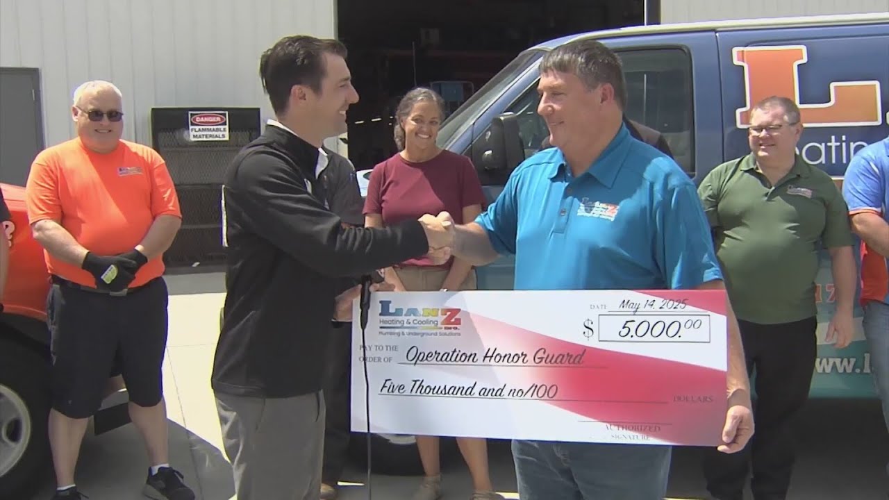 Operation Honor Guard: Lanz, Inc. makes annual donation to Day of Giving