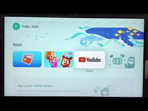 How to Install YouTube App in Kids Profile on Google TV Android TV OS 14