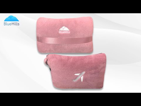 The Perfect Pillow and Blanket For Road Trips | BlueHills