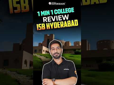 1 Min 1 College Review: All About ISB Hyderabad 🏫| ISB Campus, Fees, Placements & ROI 🔎| #shorts