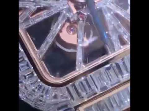 40MM Cartier Watch valued at $110,000 18k Rose Gold Chandelier