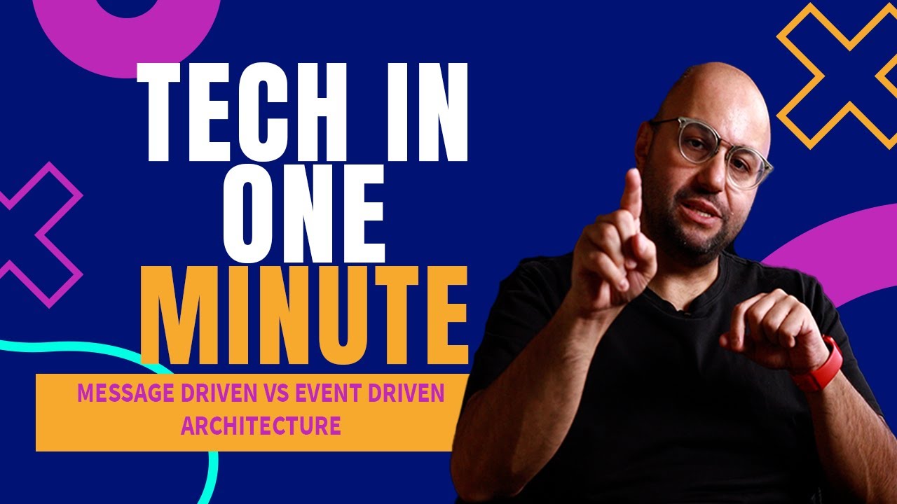 Tech in One Minute: Message Driven Vs Event Driven Architecture