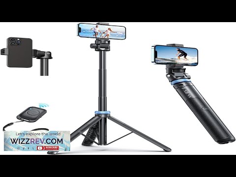 Kaiess 62" Tripod for iPhone Selfie Stick Tripod & Phone Tripod Stand Review