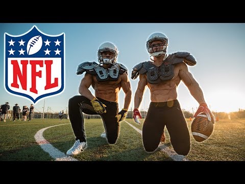2 Bodybuilders Try the NFL Combine Fitness Test Without Practice