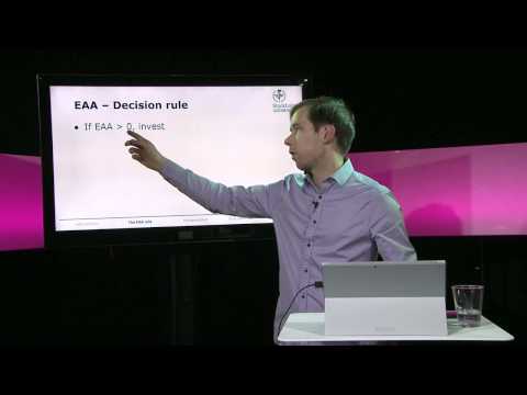 Investment Decision Rules 3 - Equivalent Annual Annuity