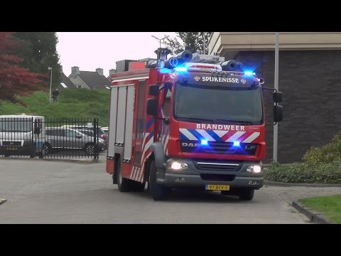 2x Nieuwe TS65-1 Brandweer Spijkenisse met spoed naar verschillende meldingen
