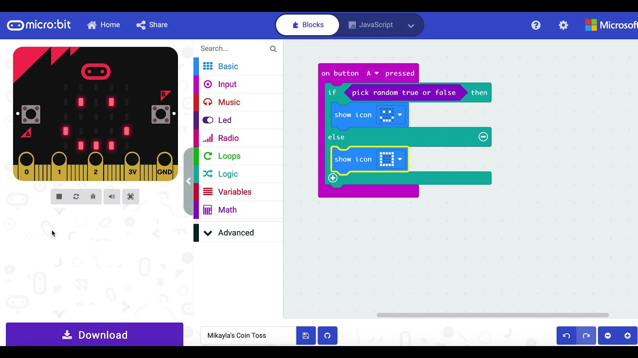 Beginners Guide to Makecode Microbit Software