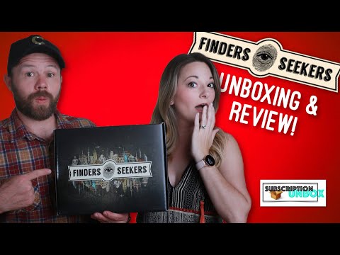 Escape room in a box - Finder Seekers - Unboxing and Review!