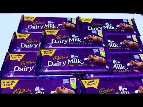 Unboxing of Dairy Milk chocolate 100rs/ dairy milk/dairy milk chocolate opening box / chocolate ASMR