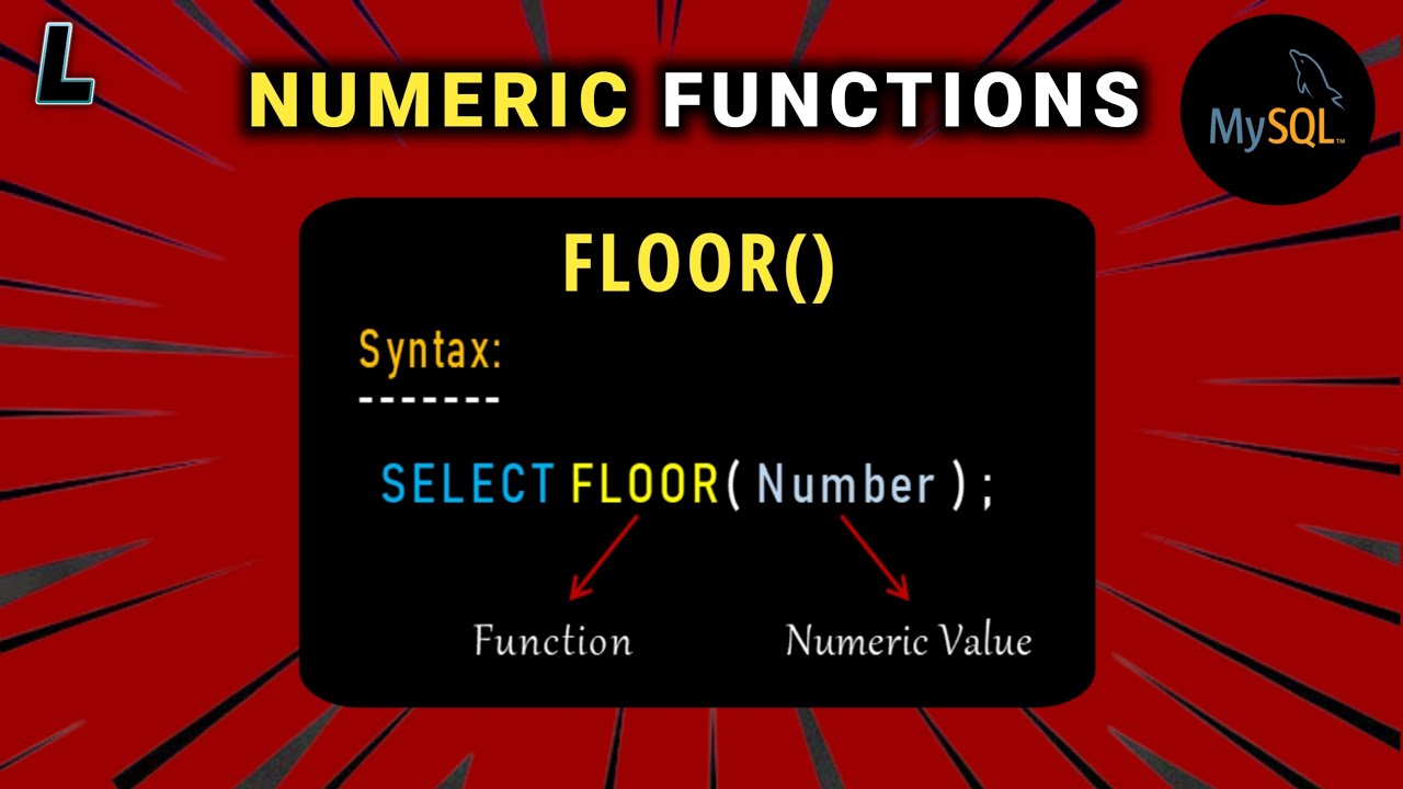 Numeric Functions in SQL | FLOOR Function | SQL Series: #26