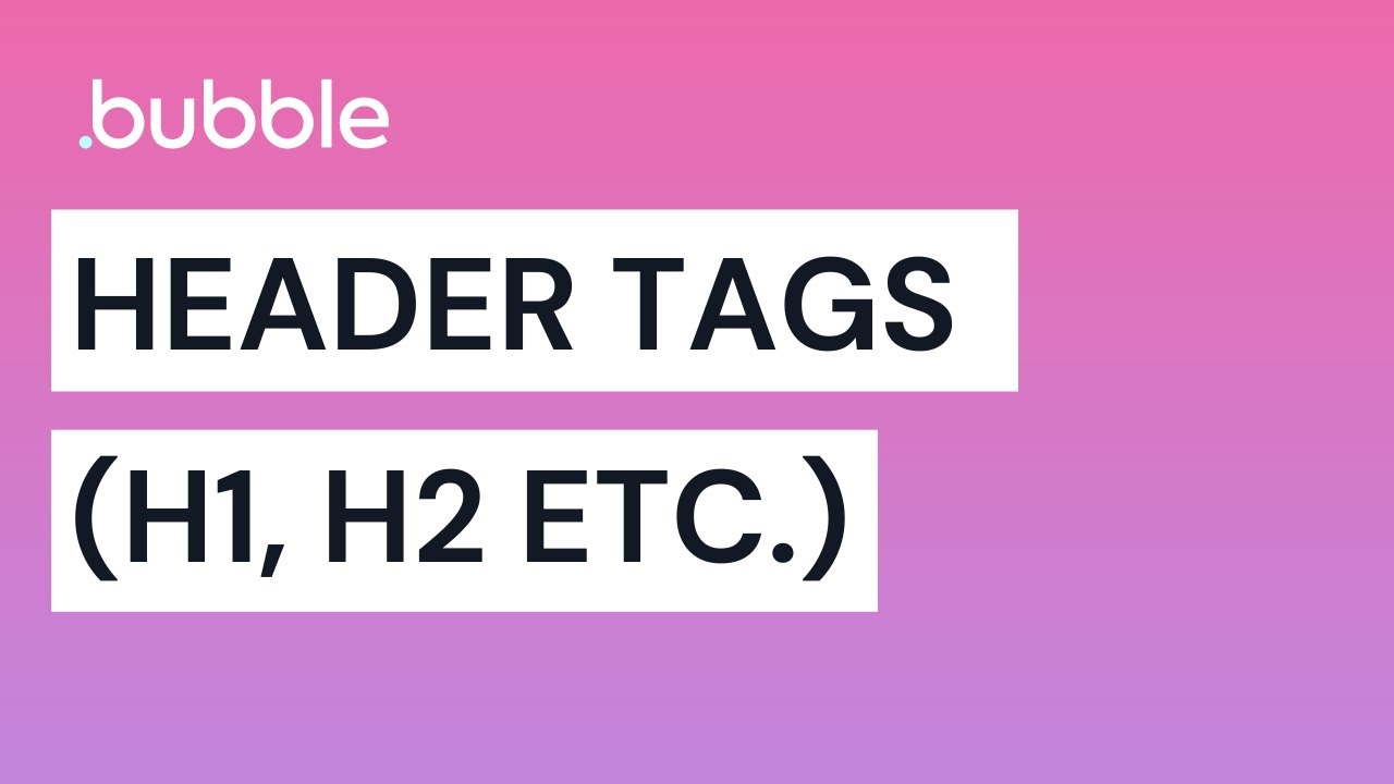 Beginner SEO Tutorial - How to Use Header Tags (H1, H2 etc.) - Tips ...