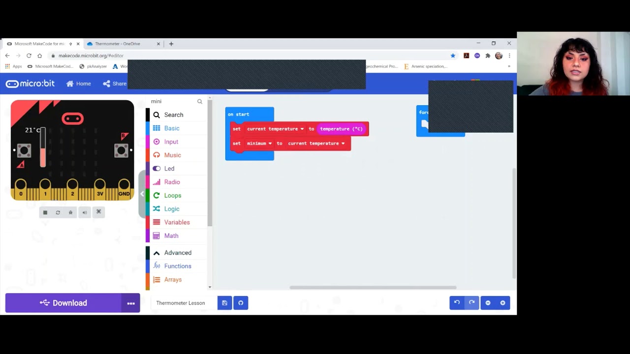 Micro:bit Thermometer Lesson