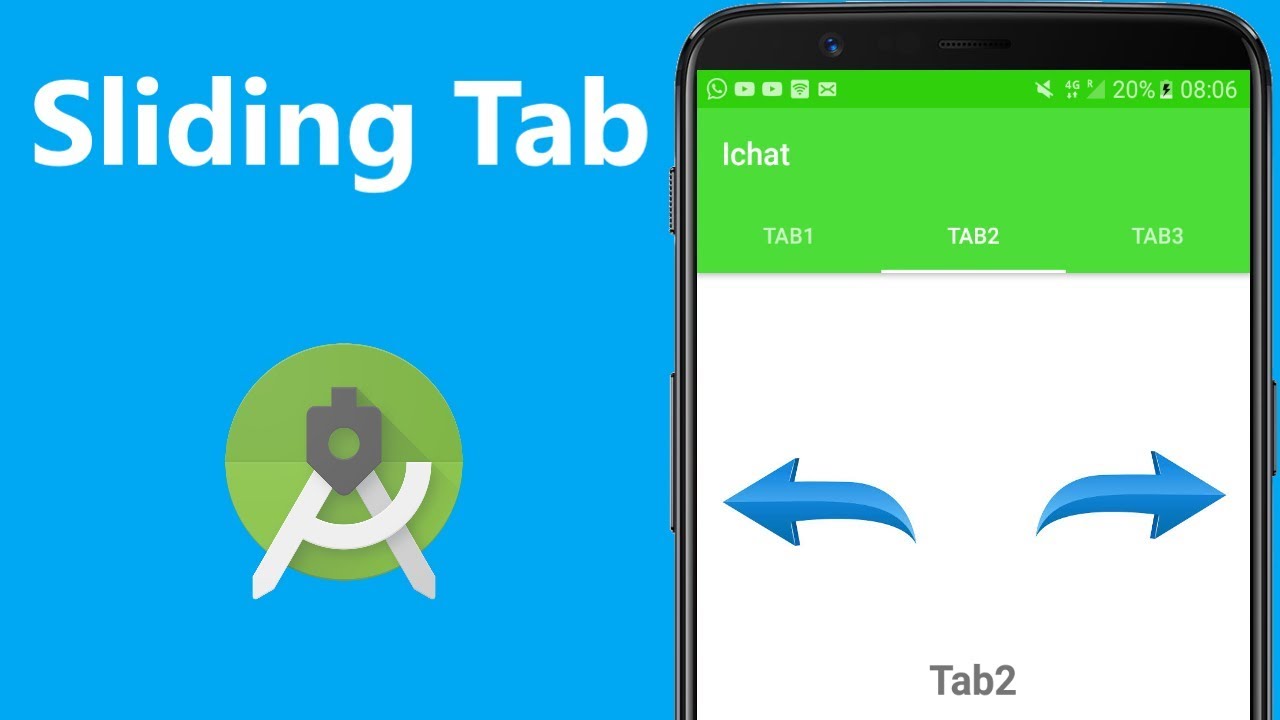 make sliding tab in android studio | android studio sliding tab toolbar | android studio tutorial