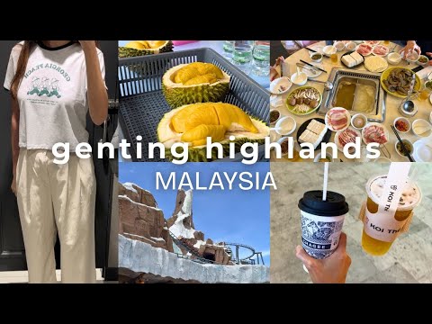 Genting vlog | Bus from SG, Skyworlds theme park, Highlands Hotel