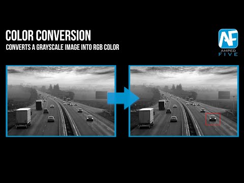 Color Conversion: Convert a Grayscale Image Into RGB Colorspace in Amped FIVE