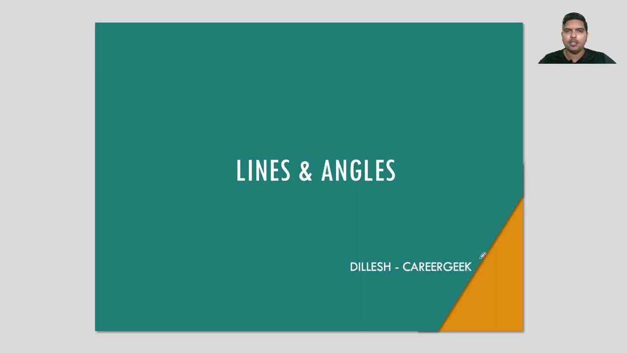 43. Lines & Angles - GRE Basic Quant Videos | www.careergeek.in | Dillesh Kumar Chelluri