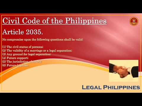 Civil Code of the Philippines, Article 2035