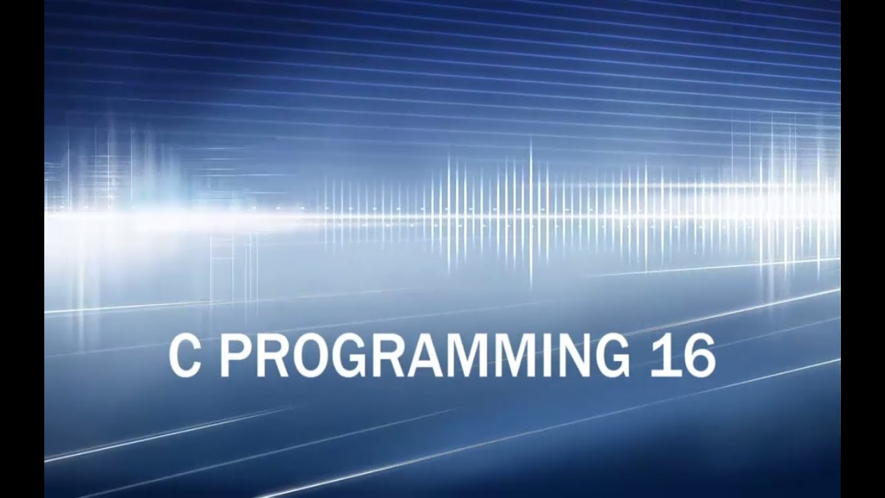 C programming tutorial-16-USING A 'SWITCH' STATEMENT