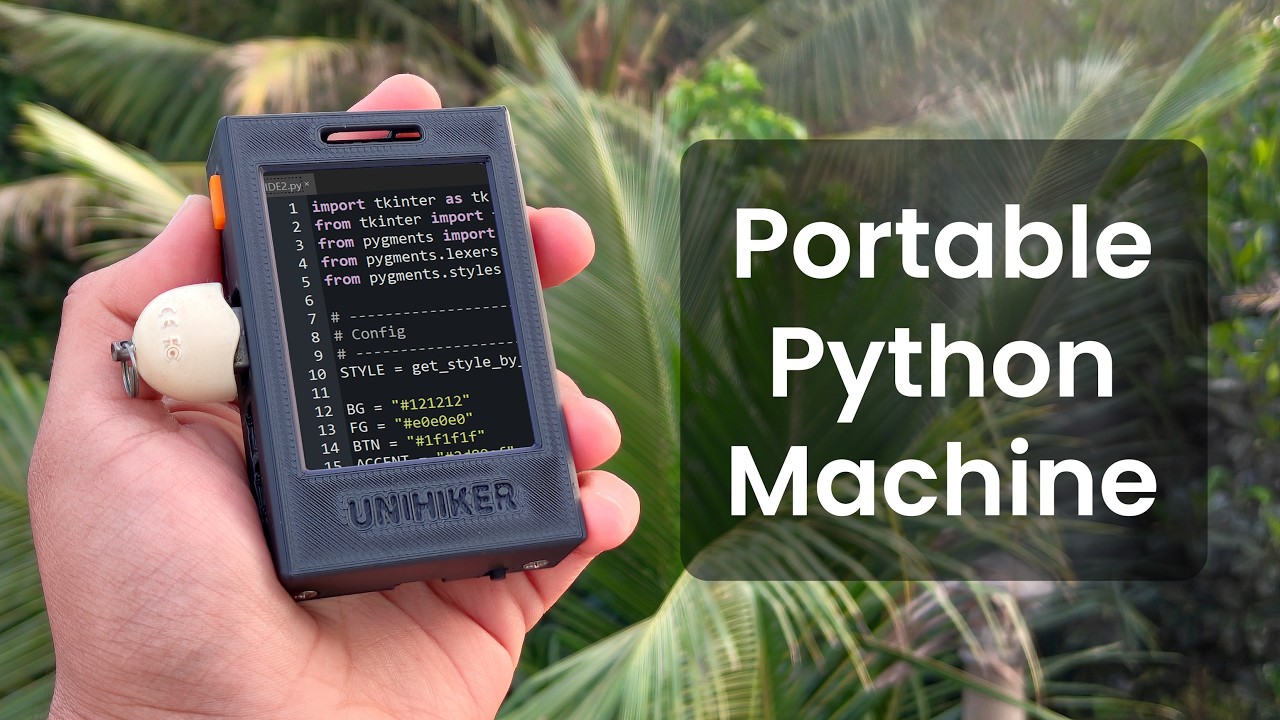 A Pocket-Sized Linux Device That Runs Python Natively | Unihiker M10
