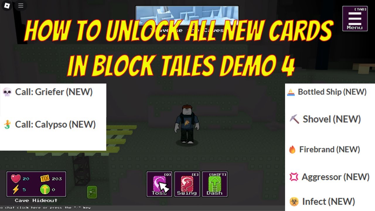 How To Unlock All New Cards In Block Tales Demo 4