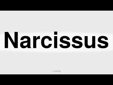 How to Pronounce Narcissus