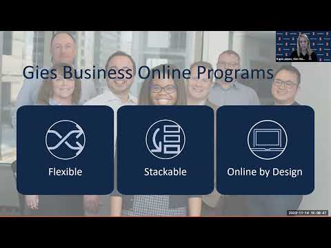 Gies Online Master of Science in Accountancy (iMSA) Program Webinar (11.14.2023)