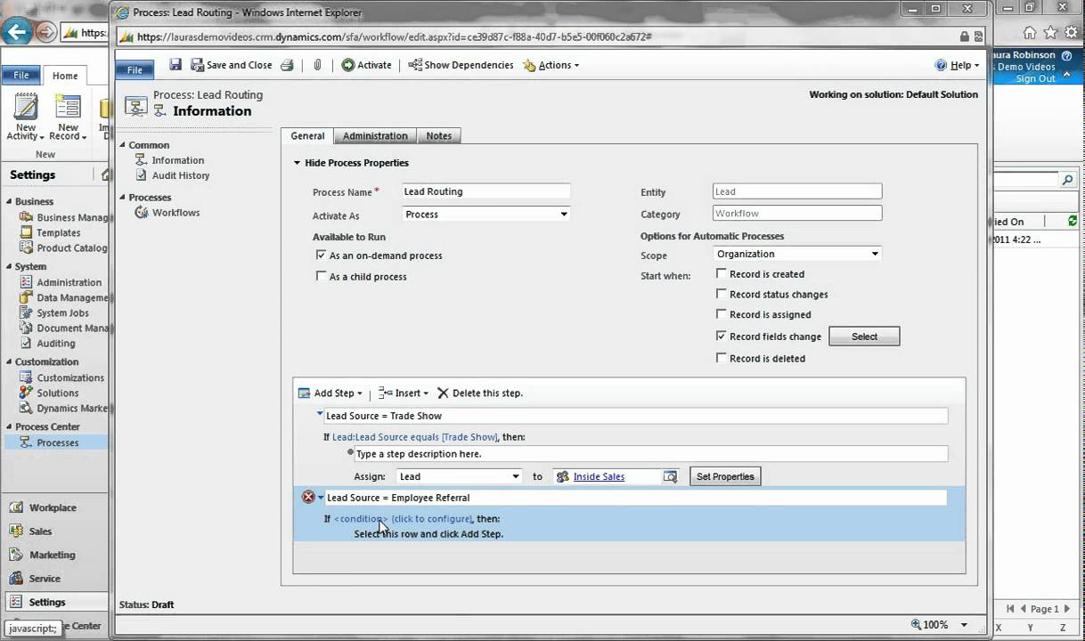 Workflow Basics in CRM 2011.wmv