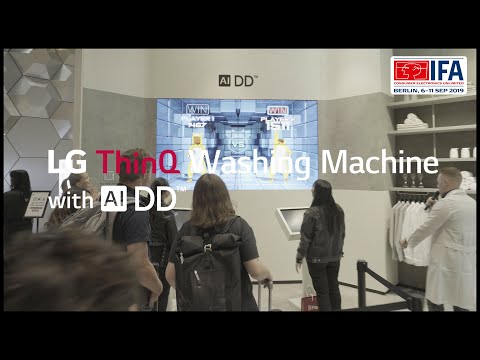 LG at IFA 2019 - LG ThinQ Washing Machine AI DD Game