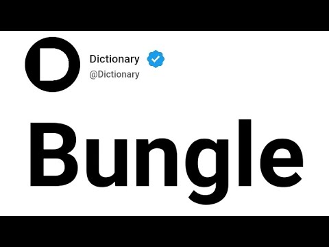 Bungle Meaning In English