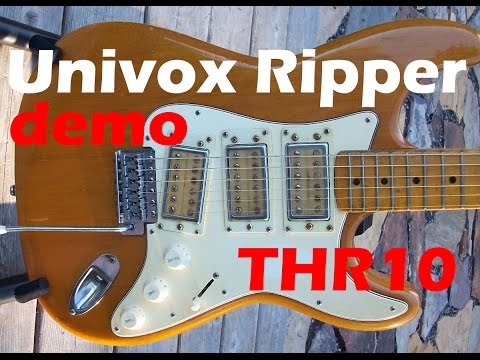 Univox Ripper 1970's Aged Vintage White | Reverb