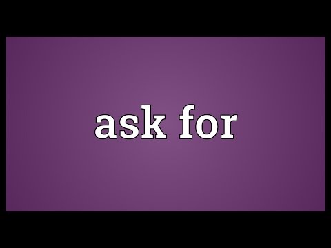 Ask for Meaning