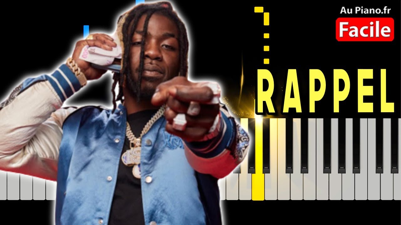Gazo Rappel – Piano Cover Tutorial Instru Rap – Au Piano.Fr