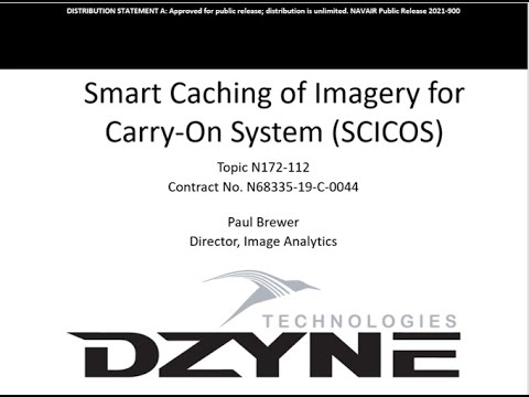DZYNE Technologies Incorporated's Tech Talk for SBIR Topic N172-112