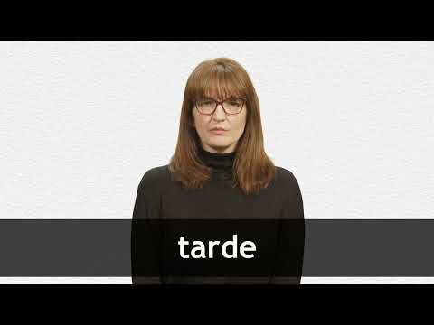 English Translation of “TARDE” | Collins Spanish-English Dictionary