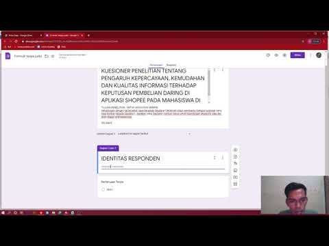 Cara Mudah Membuat Data Kuesioner Penelitian Skripsi dengan Google Formulir (Panduan lengkap)