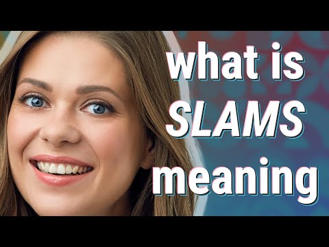 Slams | meaning of Slams